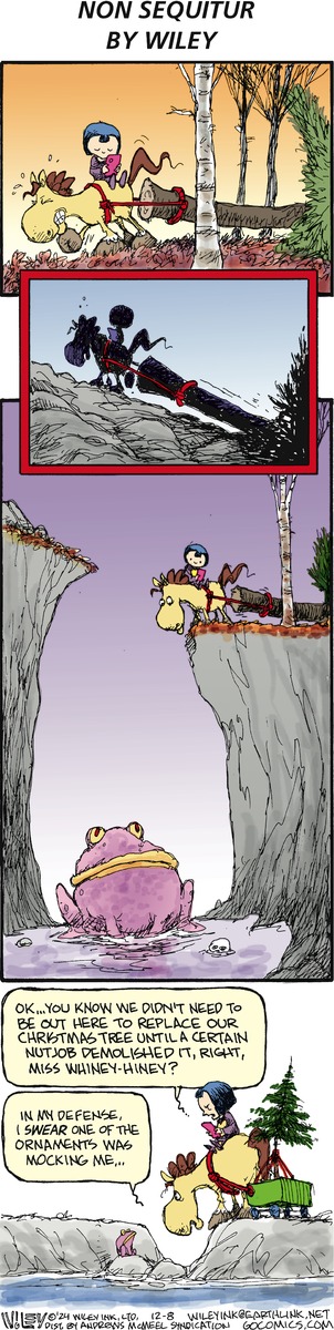 Non Sequitur 12/8/2024 | Non Sequitur | Comics | ArcaMax Publishing