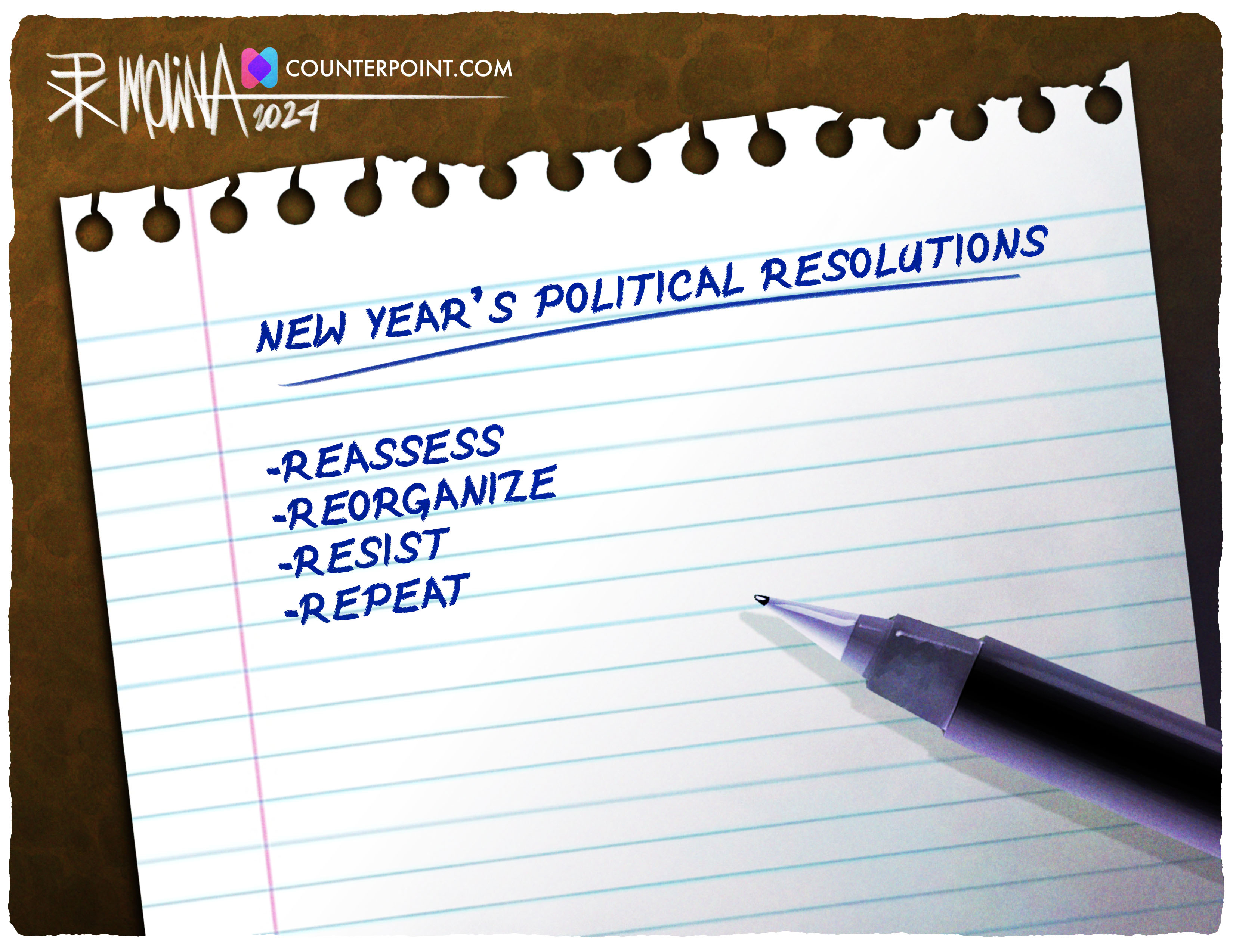 Pedro X. Molina for 1/1/2025 | Pedro X. Molina | Comics | ArcaMax ...