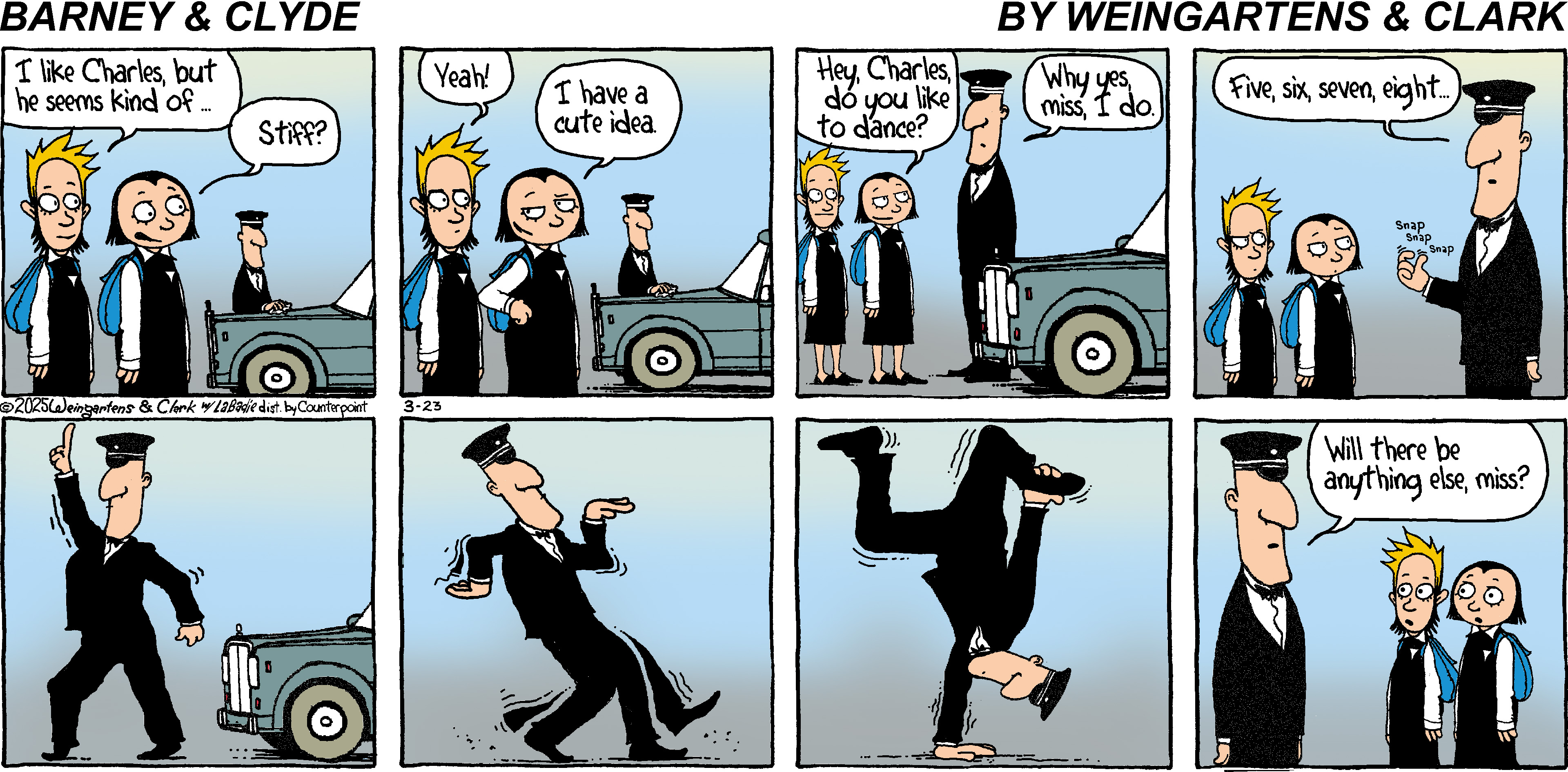 Barney & Clyde for 3/23/2025 | Barney & Clyde | Comics | ArcaMax Publishing