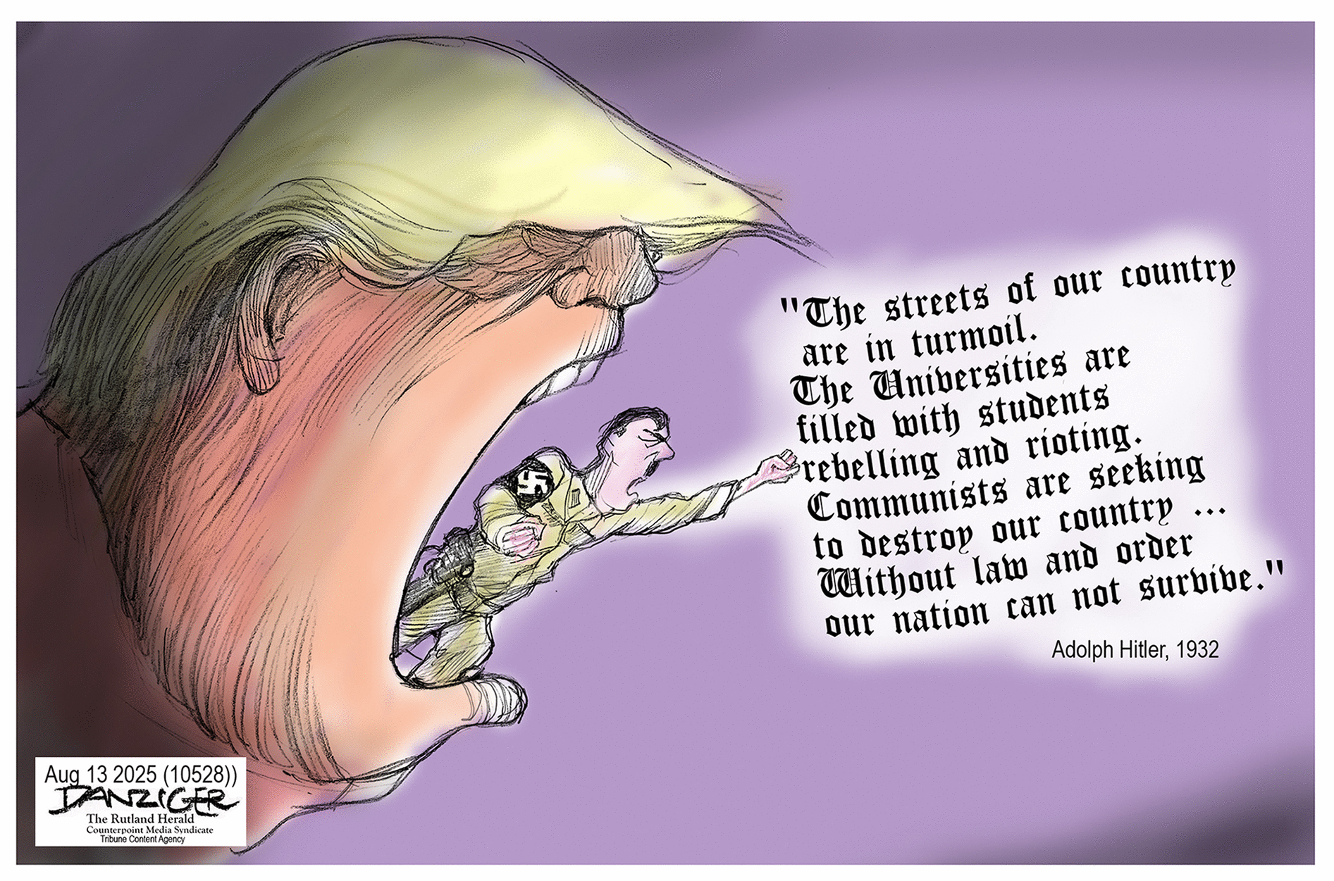 Jeff Danziger for 8/14/2025 | Jeff Danziger | Comics | ArcaMax Publishing