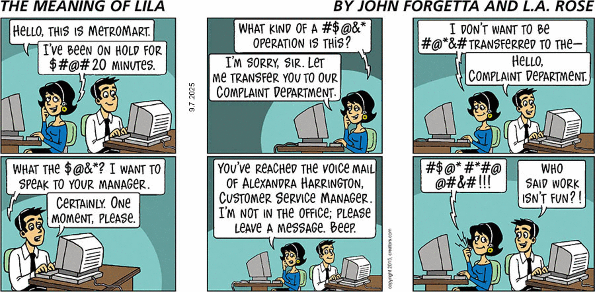 Meaning of Lila for 9/7/2025 | Meaning of Lila | Comics | ArcaMax ...