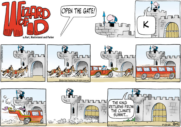 Wizard of Id for 9/28/2025 | Wizard of Id | Comics | ArcaMax Publishing