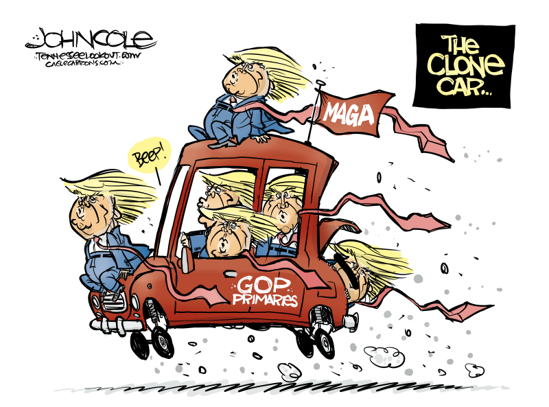 NATIONAL GOP primary clone car | John Cole | Comics | ArcaMax Publishing