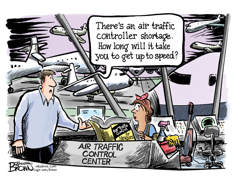 Air Traffic Control Shortage = Desperate Measures | Michael de Adder ...