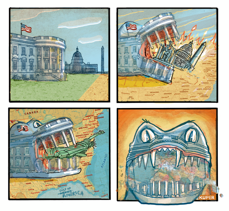 Trump's Expanding Military Overreach | Peter Kuper | Comics | ArcaMax ...