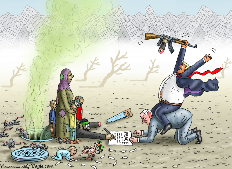 PEACE IN THE MIDDLE EAST | Michael de Adder | Comics | ArcaMax Publishing