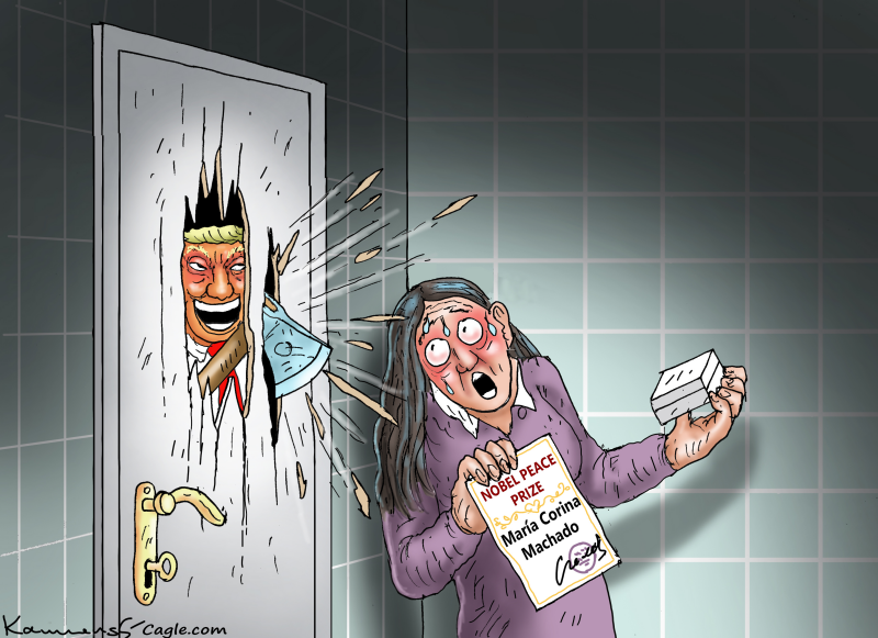 JEALOUS TRUMP OF MARIA CORINA MACHADO | Michael de Adder | Comics ...