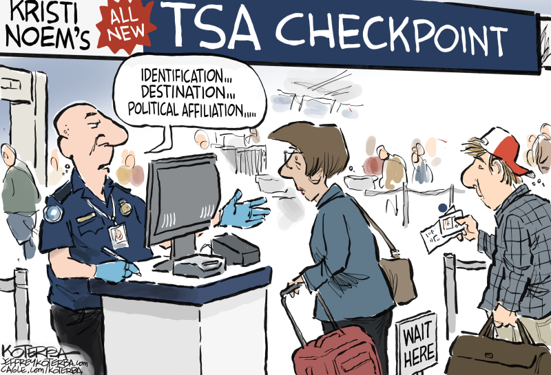 All new TSA checkpoint | Michael de Adder | Comics | ArcaMax Publishing