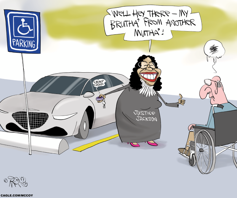 Justice Jackson Says Blacks Are Disabled | Michael de Adder | Comics ...