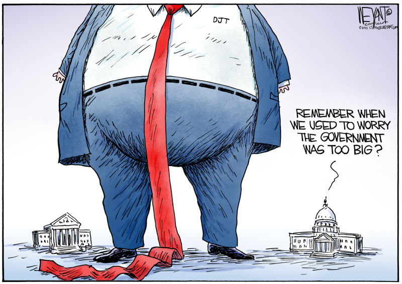 Small Government, Big Trump | Michael de Adder | Comics | ArcaMax ...