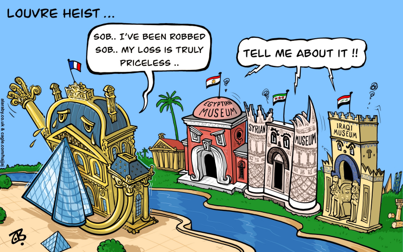 Louvre Heist Museum of Egypt Iraq and Syria | Michael de Adder | Comics ...