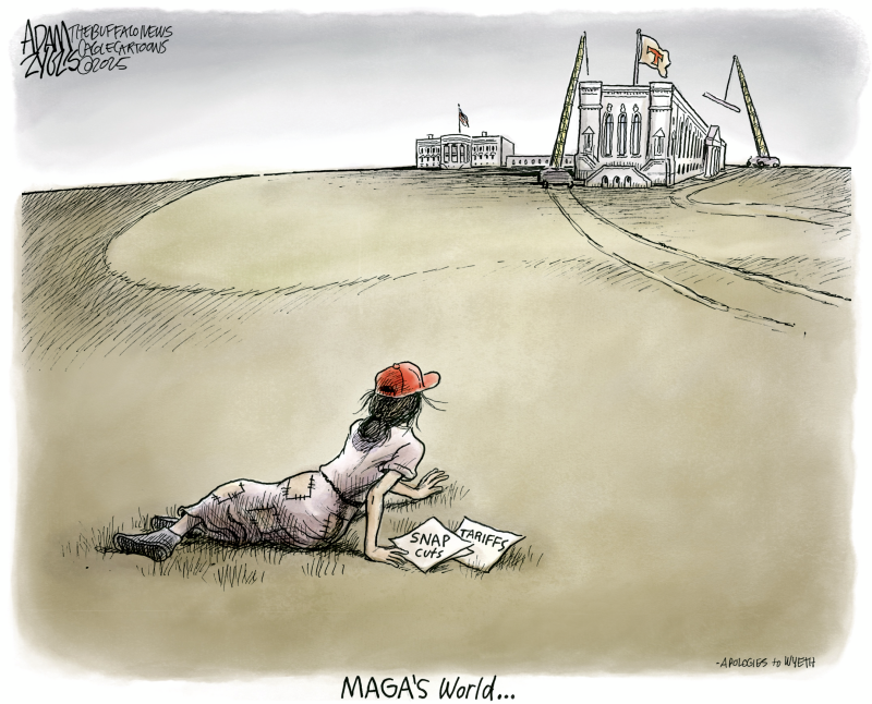 Building the Ballroom | Adam Zyglis | Comics | ArcaMax Publishing