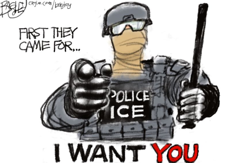 ICE Police | Pat Bagley | Comics | ArcaMax Publishing