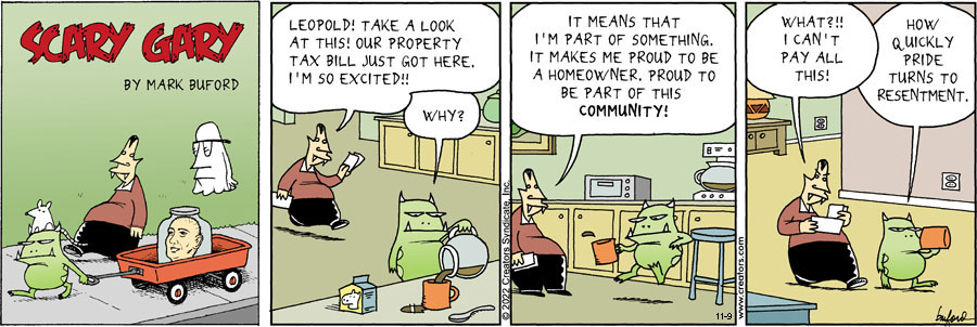 Scary Gary for 11/9/2025 | Scary Gary | Comics | ArcaMax Publishing