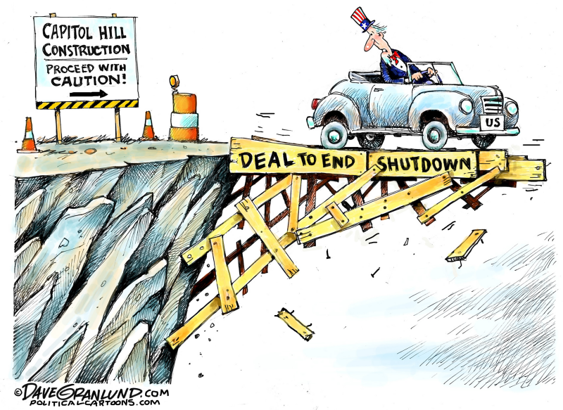 Framework to end shutdown | Dave Granlund | Comics | ArcaMax Publishing