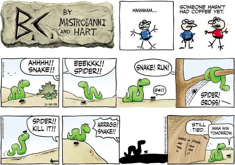 BC for 11/16/2025 | BC | Comics | ArcaMax Publishing