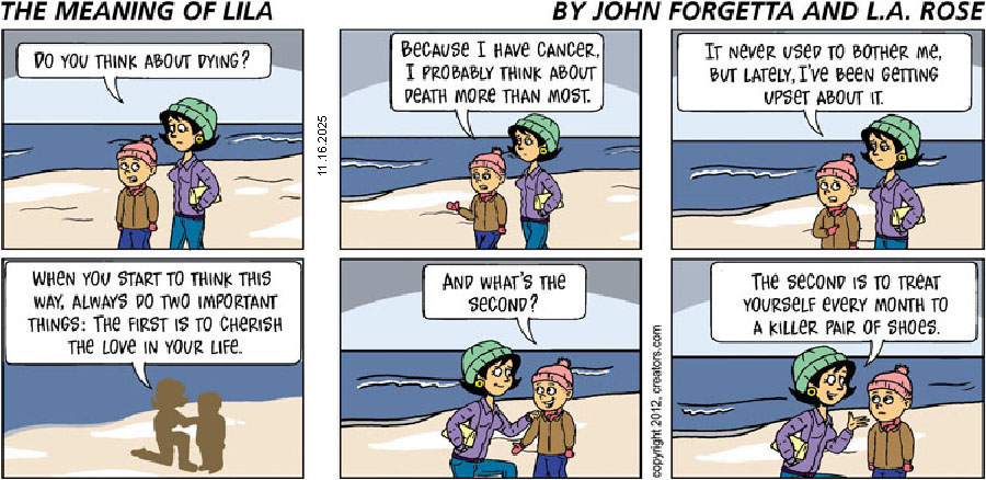 Meaning of Lila for 11/16/2025 | Meaning of Lila | Comics | ArcaMax ...