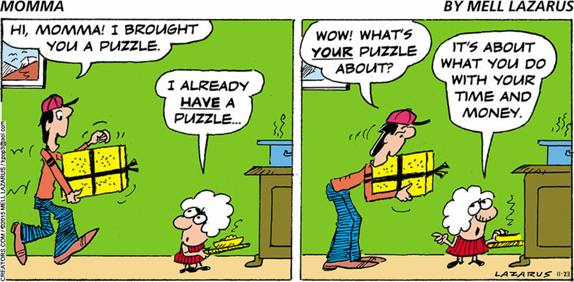 Momma for 11/23/2025 | Momma | Comics | ArcaMax Publishing