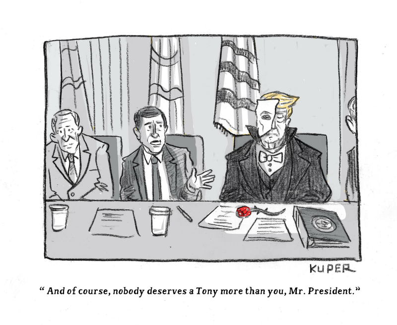 Trump's Desire For More Awards | Peter Kuper | Comics | ArcaMax Publishing