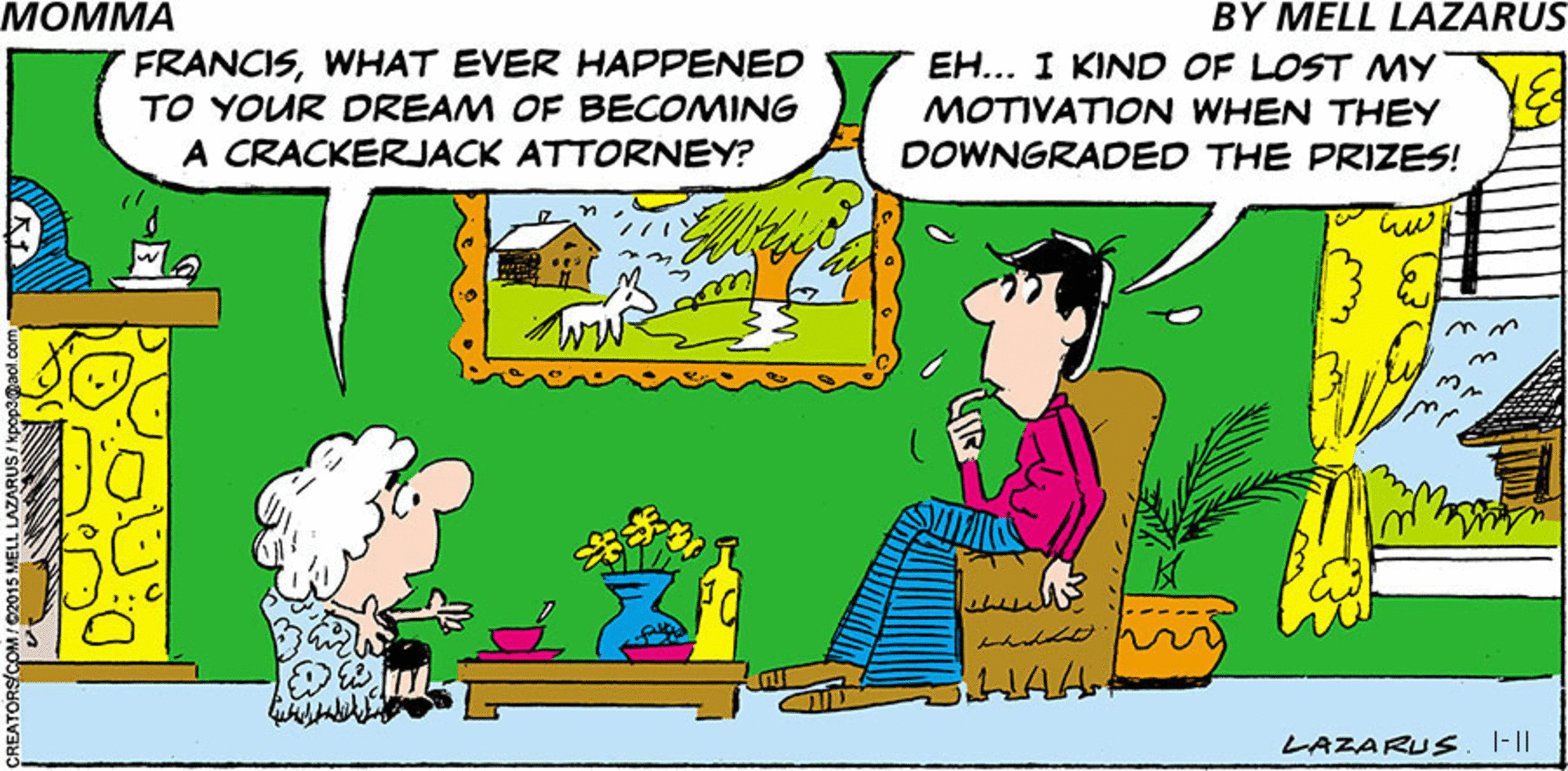 Momma for 1/11/2026 | Momma | Comics | ArcaMax Publishing