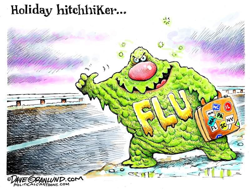Flu and Holidays | Dave Granlund | Comics | ArcaMax Publishing
