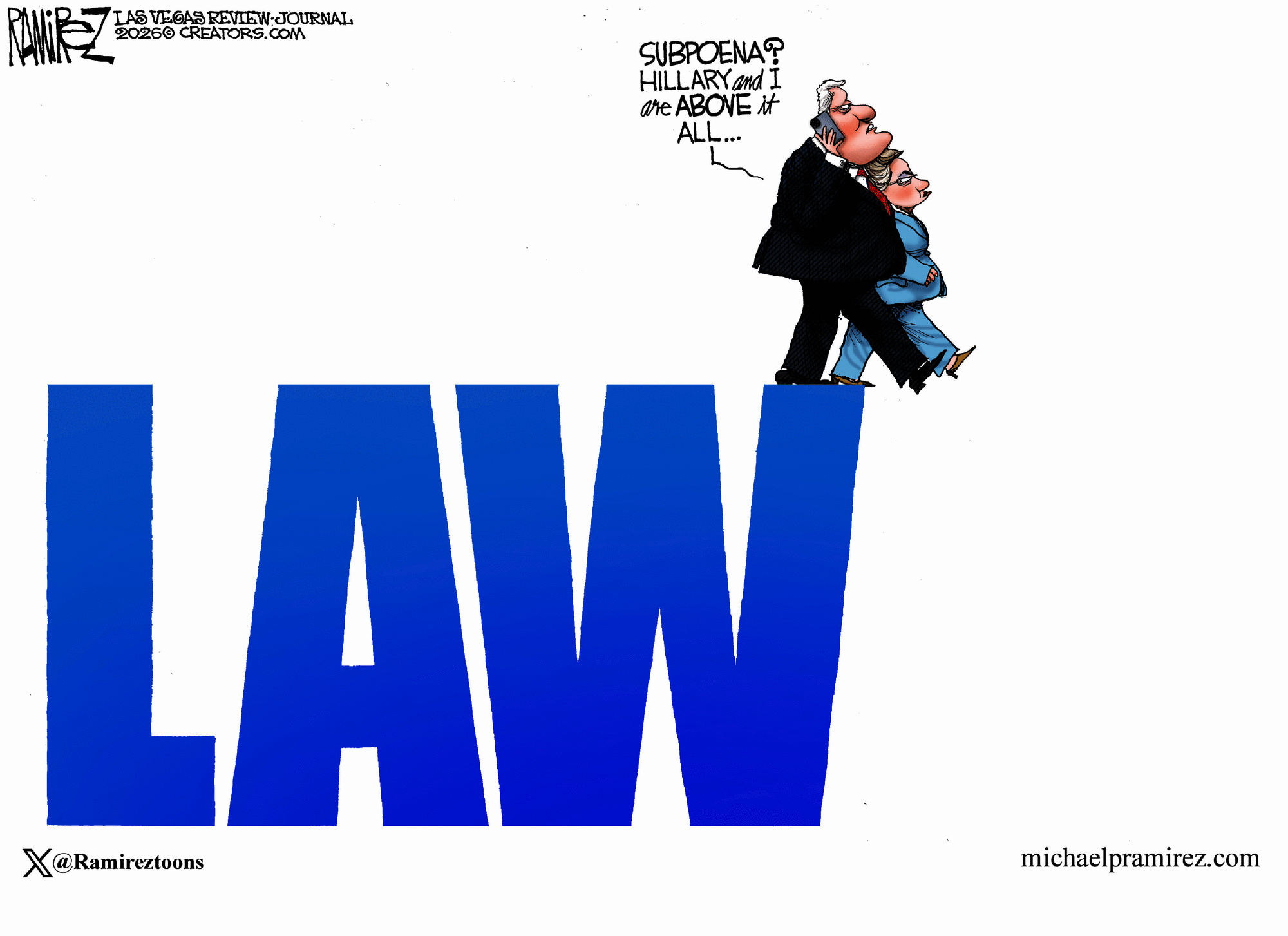 Michael Ramirez for 1/25/2026 | Michael Ramirez | Comics | ArcaMax ...