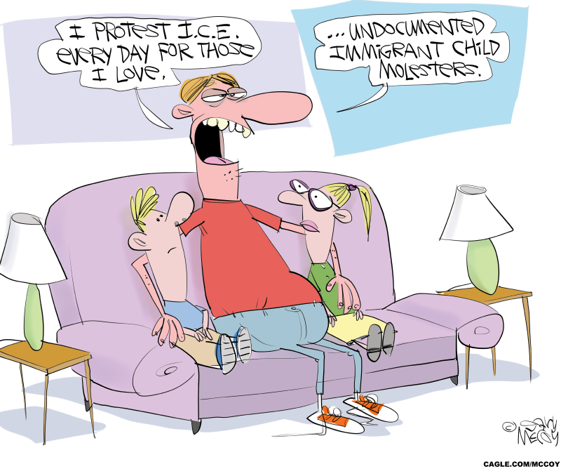 Protesting For Loved Ones | Gary McCoy | Comics | ArcaMax Publishing