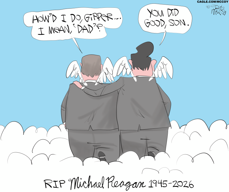 Michael Reagan RIP | Gary McCoy | Comics | ArcaMax Publishing