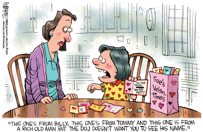Epstein Valentines | Rick McKee | Comics | ArcaMax Publishing