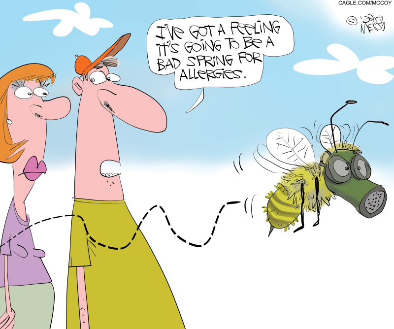 Bad Spring For Allergies? | Gary McCoy | Comics | ArcaMax Publishing