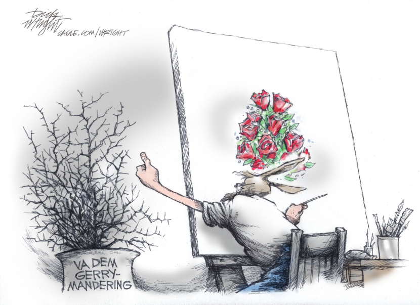 Virginia Democratic Gerrymandering Plan | Dick Wright | Comics ...