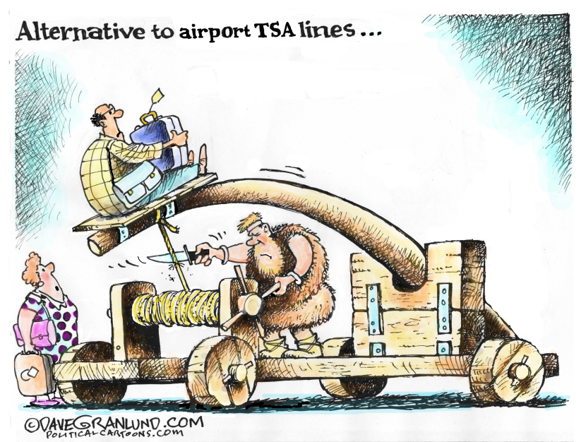 Long TSA lines | Dave Granlund | Comics | ArcaMax Publishing