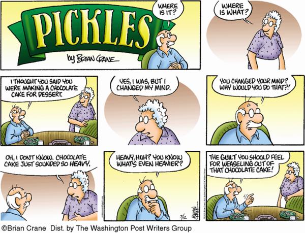 Pickles for 7/12/2015 | Pickles | Comics | ArcaMax Publishing
