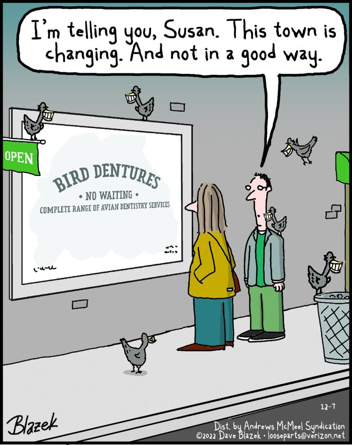 Loose Parts for 12/7/2022 | Loose Parts | Comics | ArcaMax Publishing