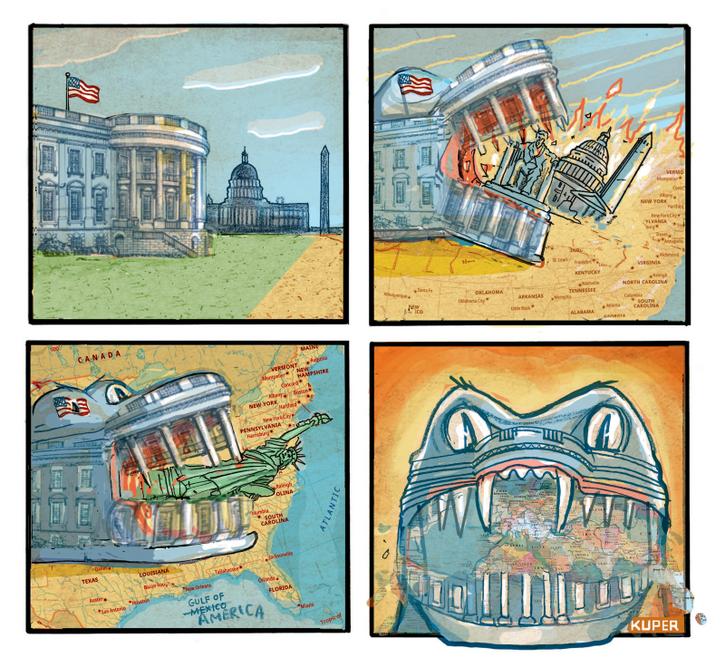 Trump's Expanding Military Overreach | Peter Kuper | Comics | ArcaMax ...