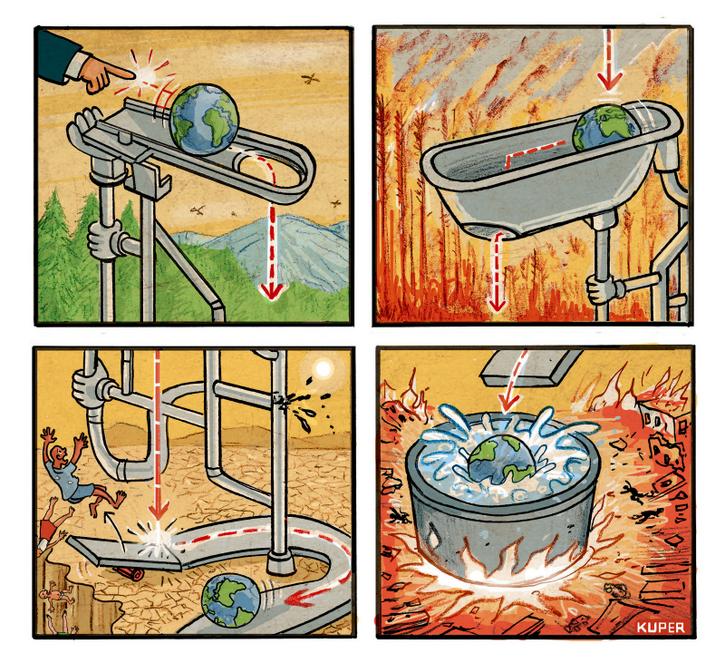 Climate Change Trap | Peter Kuper | Comics | ArcaMax Publishing