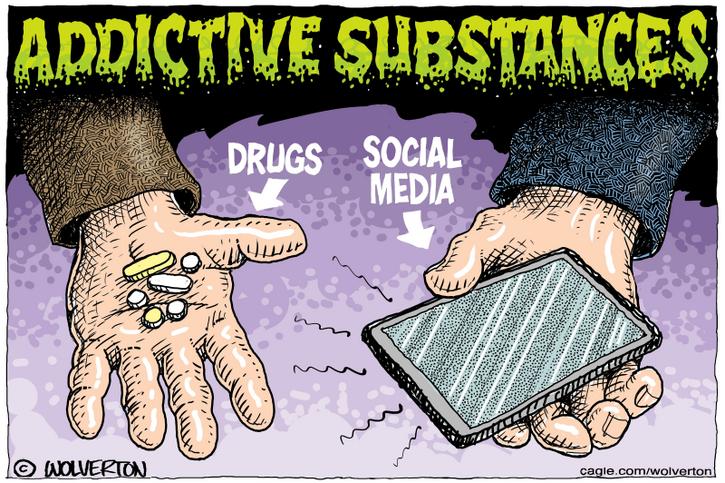 Addictive Substances: Drugs and Social Media | Monte Wolverton | Comics ...