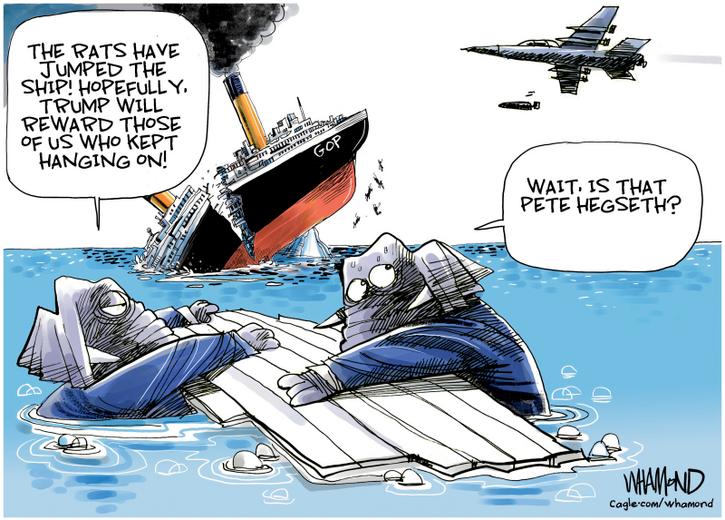 Republican survivors | Dave Whamond | Comics | ArcaMax Publishing