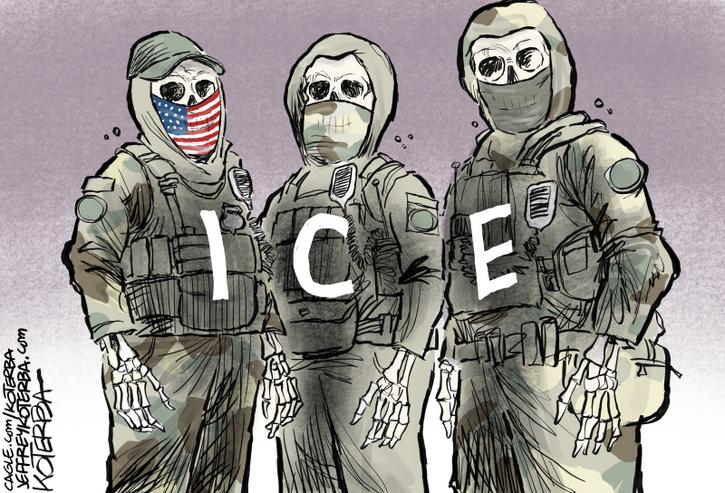 ICE agents | Jeff Koterba | Comics | ArcaMax Publishing