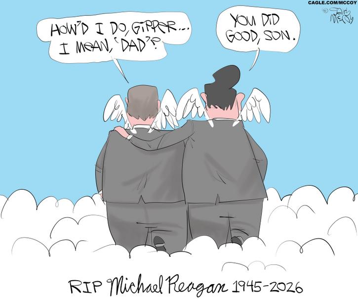 Michael Reagan RIP | Gary McCoy | Comics | ArcaMax Publishing
