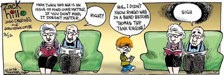 Zack Hill for 3/22/2026 | Zack Hill | Comics | ArcaMax Publishing
